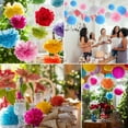 20pcs Mint Green Paper Pom Poms Decorations, DIY Decorative Pom-poms ...