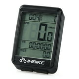 INBIKE Waterproof Wireless Bike Computer - Speedometer with LCD Display ...