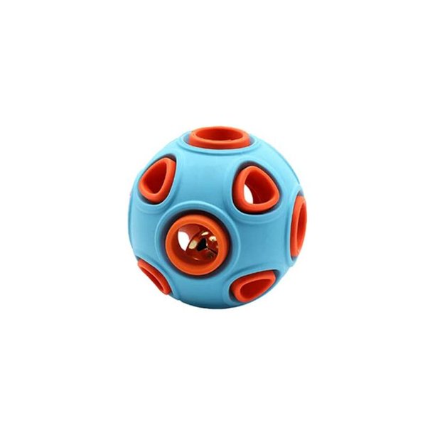 Dog Ball, Interactive Dog Toy with Ring Bell Toys Rubber Dog Balls ...