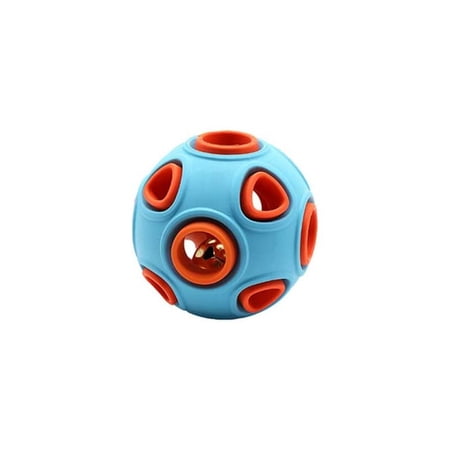 Dog Ball, Interactive Dog Toy with Ring Bell Toys Rubber Dog Balls ...