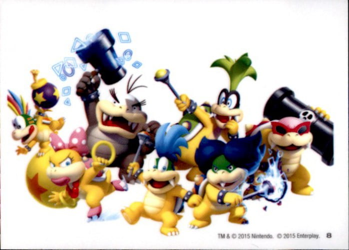 Super Mario 3D Bowser Kids Dog Tag Decal Sticker #8 - Walmart.com