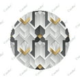 Abstract 3d Shapes Print Spare Tire Cover Waterproof Tire Wheel