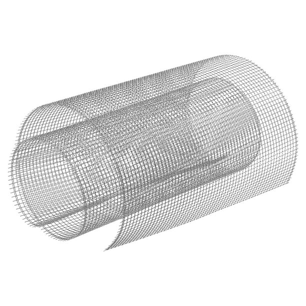 Uxcell 11.8"x35.4" Stainless Steel Woven Wire Mesh 5 Mesh Security ...
