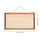REACHISE Unfinished Wood Sign Square Shape Diy Wood Plaque Decor Diy ...