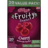 Kellogg's Cherry Fruity Snacks Pouches, 16 Oz., 20 Count - Walmart.com