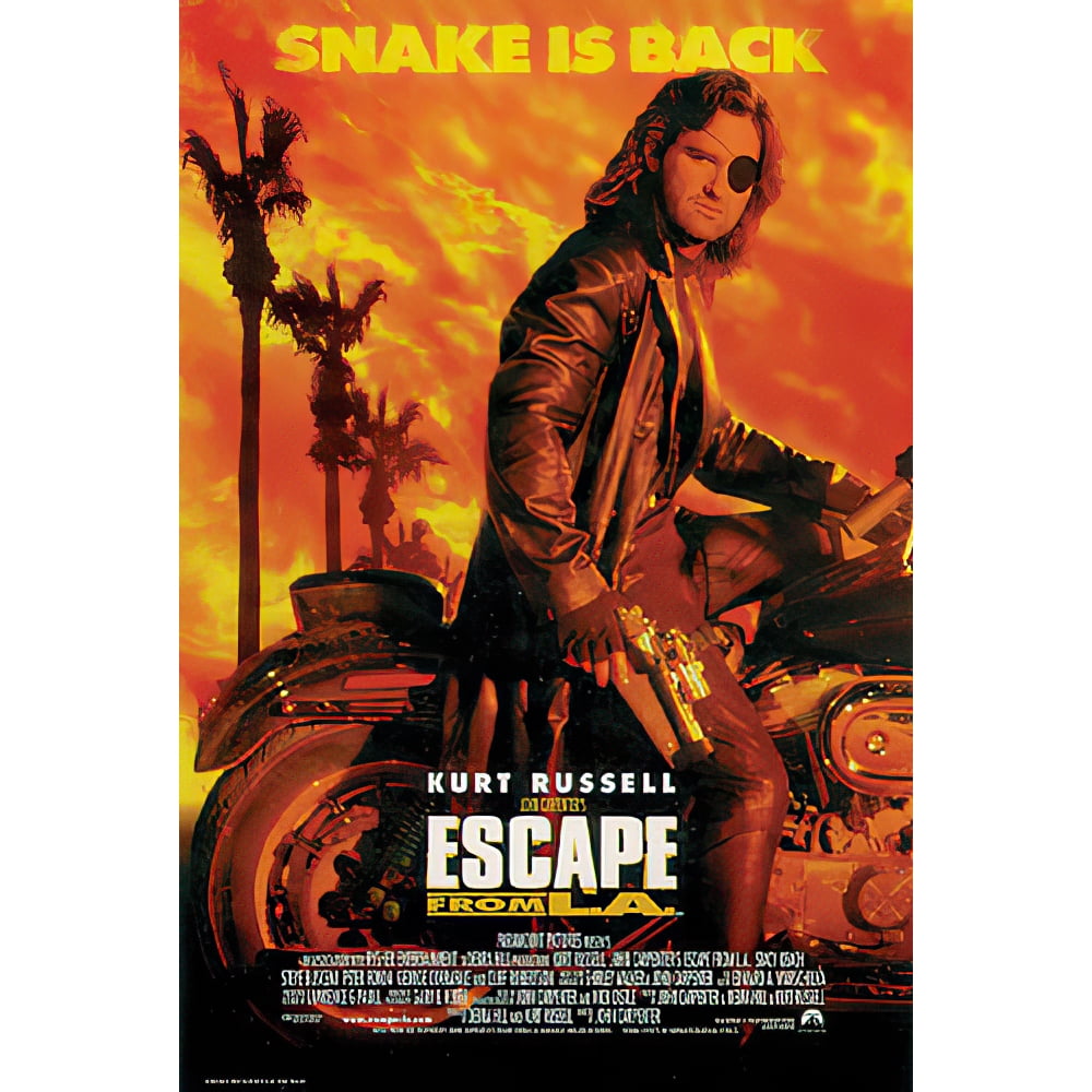 Escape From L.A. - Movie Poster / Print (Regular Style) (Size: 27" X 40 ...