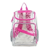 Eastsport Unisex Transparent Durable Backpack Pink Marble Dots for ...