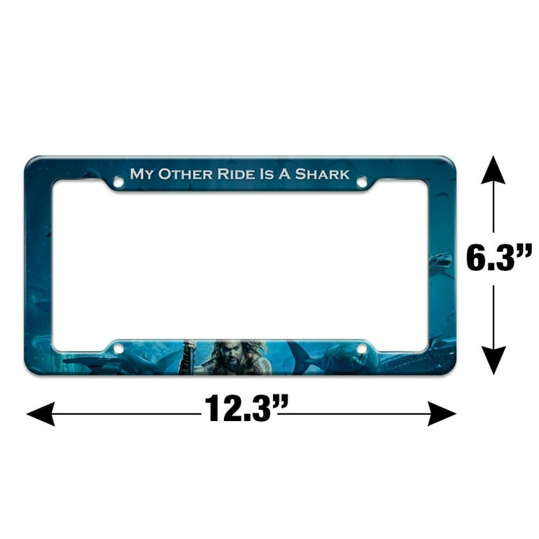 Shark License Plate Frame