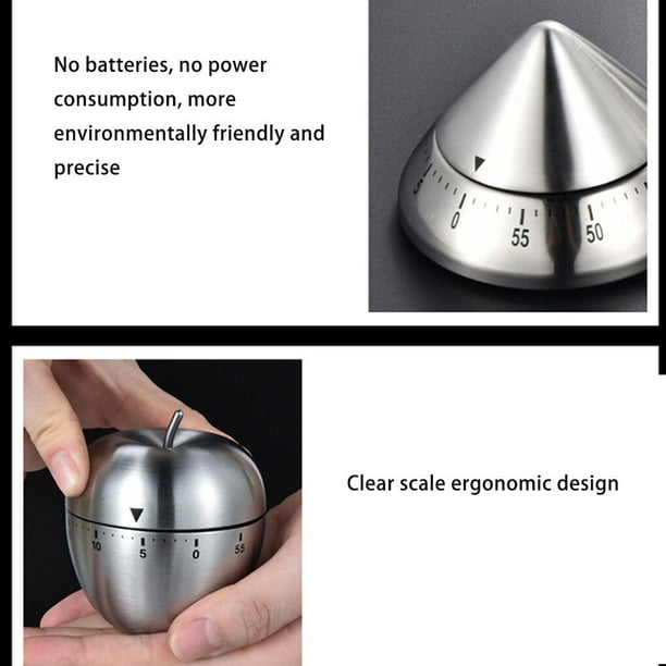 kurtrusly Stainless Steel Mechanical Timer Modern Simple Style Kitchen ...