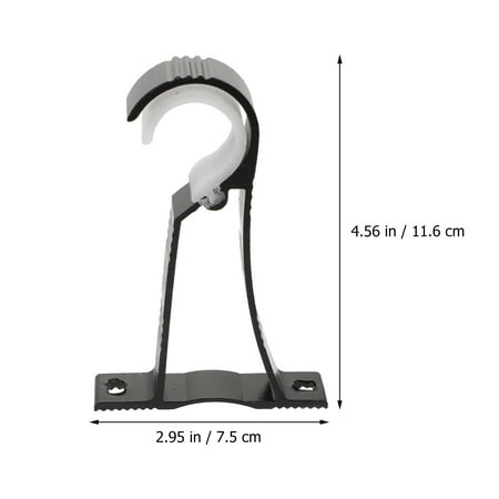 curtain rod fixing bracket 10pcs Simple Curtain Rod Brackets Curtain ...
