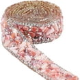 SUNNYCLUE 1.1Yard Pink Hotfix Rhinestone Trim, 0.79 Inch Wide, Jewel ...