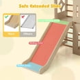 Choco Moon 8-in-1 Toddler Slide Wooden Indoor Playground with Climber ...
