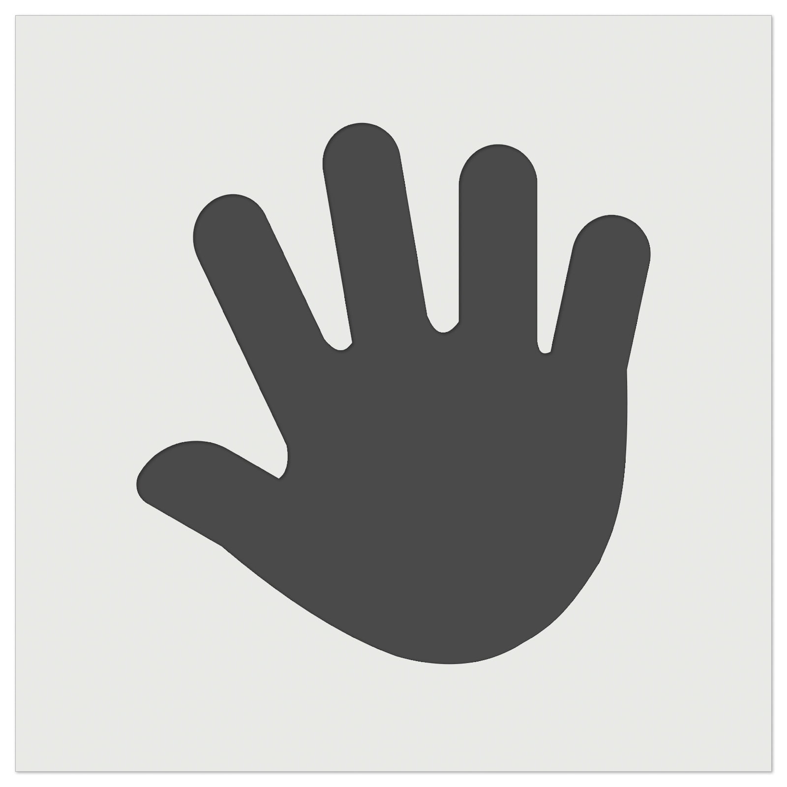 Handprint Solid DIY Cookie Wall Craft Stencil - 7.0 Inch - Walmart.com