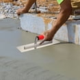 Uxcell 2 PCS Double Round Drywall Trowel 20" x 4", 402 Stainless Steel ...