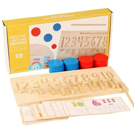 Counting Peg Board Interesting Math Pegboard Pre-school Learning Toys ...