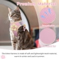 Escape Proof Cat Harness and Leash Set - Adjustable Breathable Mesh ...