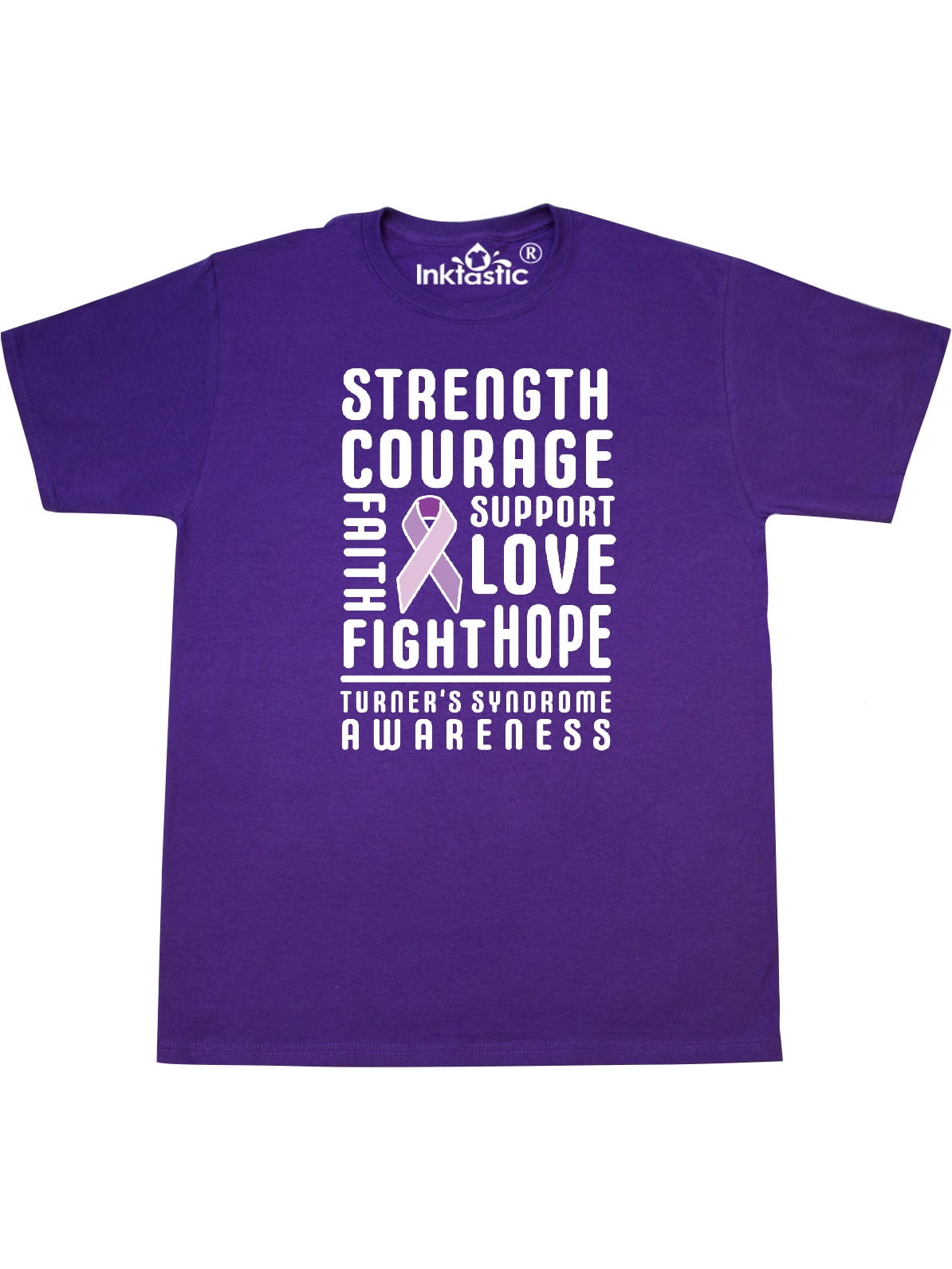 Inktastic Turners Syndrome Awareness Strength Courage Support T-Shirt - Walmart.com