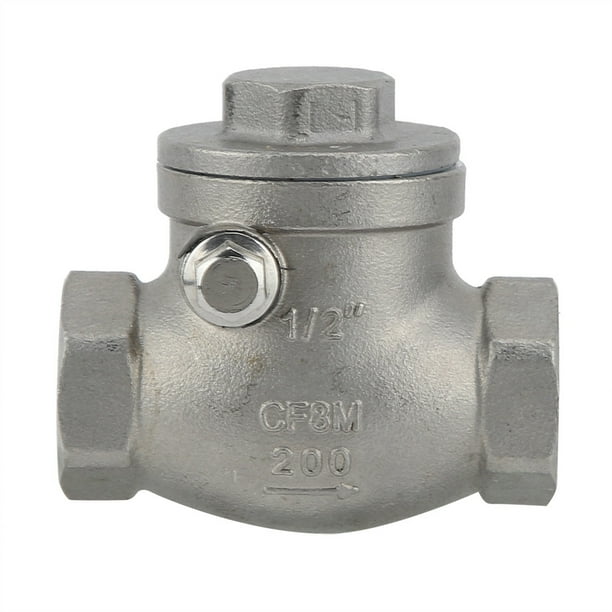 304 Stainless Steel Female Thread Non-Return Check Valve for Water Gas ...