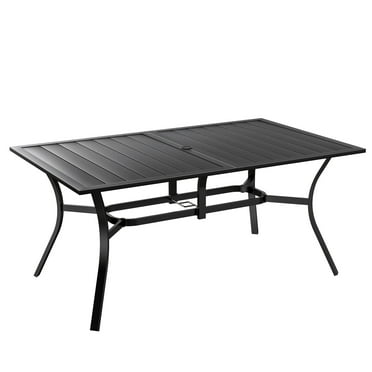 Outdoor Patio 44" X 130" Rectangle Extendable Dining Table - Walmart.com