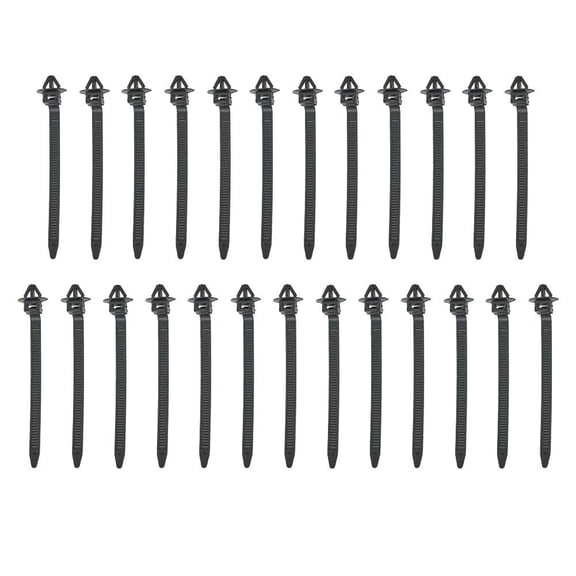Cable Ties, 25PCS Self-Locking Non Slip Automotive Fasteners, Cable ...
