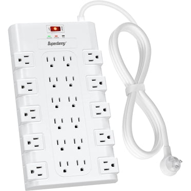APC 12-Outlet Surge Protector Power Strip 2160 Joules, SurgeArrest Home ...