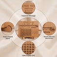 2026 Sliding Wooden Calendar With Stand | Decorative 2026 Desk Calendar ...