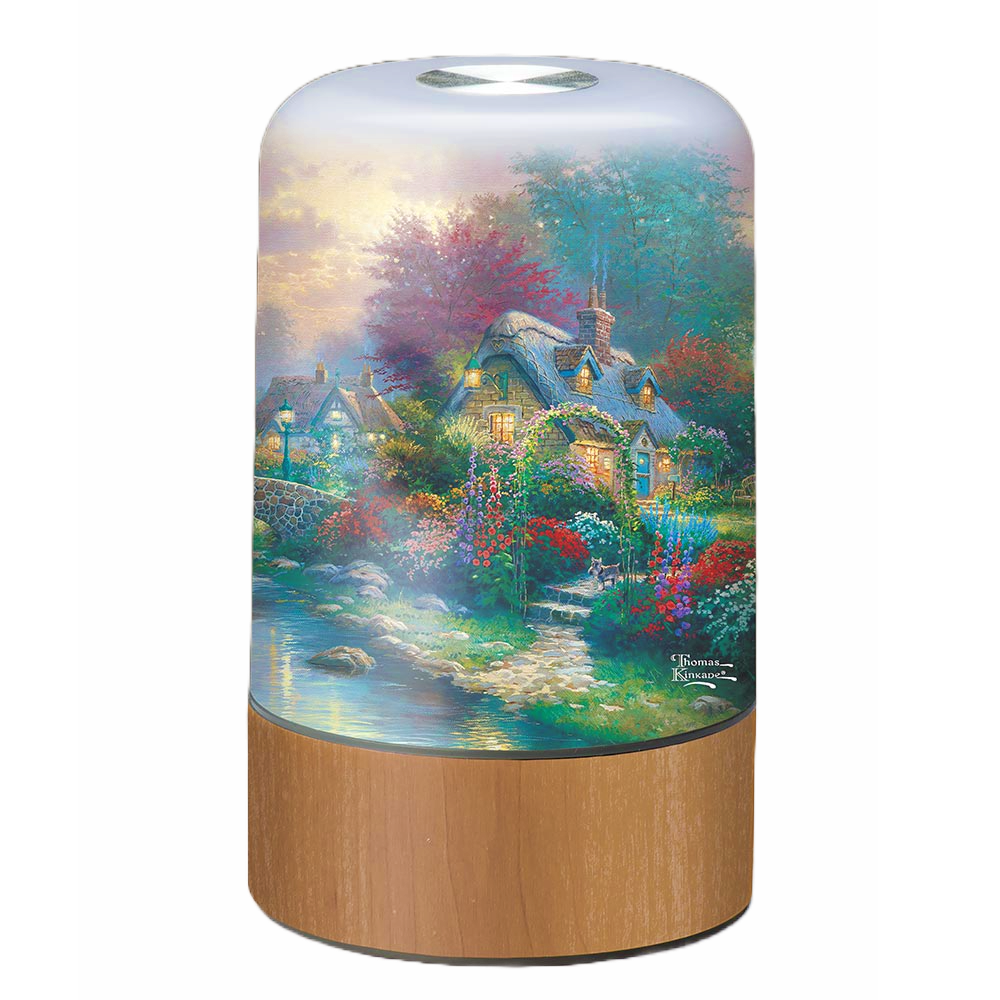 The Bradford Exchange Tranquil Moments Accent Lamp Collection "Kinkade Touch Lamp" Issue #3 ...