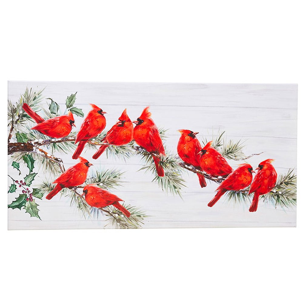 Raz Imports Through The Woods 32" Cardinals On Branch Wall Art ...