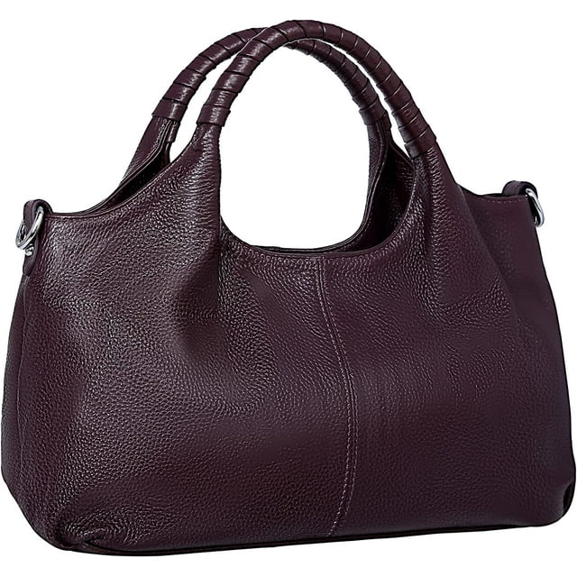 Sanviglor Handbag For Women Genuine Leather Top Handle Satchel Classic