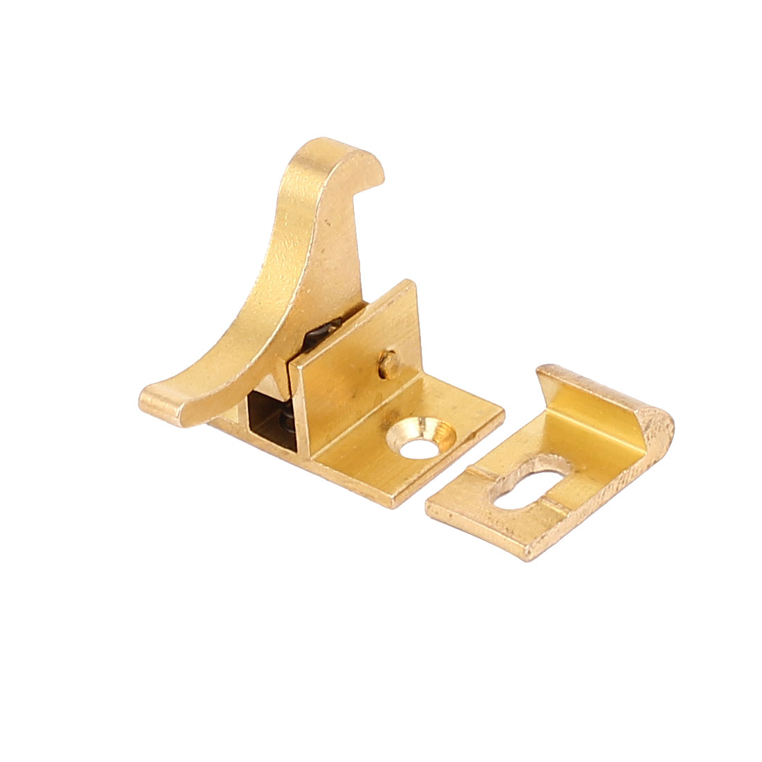Home Windows Compression Spring Loaded Toggle Latch Catch Brass Tone ...