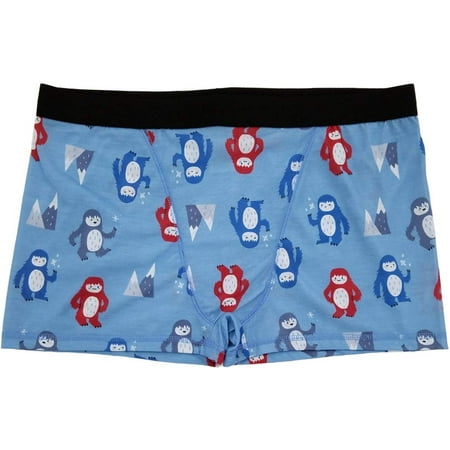 Mens Yeti Sasquatch Abominable Snowman Underwear Boxers Boxer Briefs ...