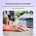 Ergonomic Wrist Support Set For Computer Soft Silicone Pad And Keyboard ...