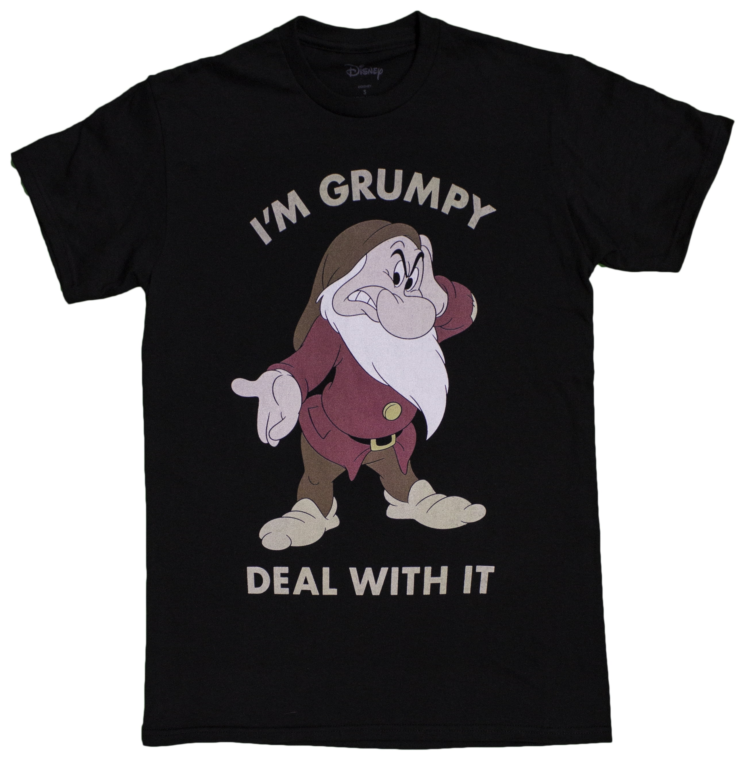 Men's Disney I'm Grumpy Deal With It T-Shirt - Walmart.com