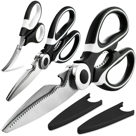 Heavy Duty Kitchen Shears Multipurpose Food Scissors Stainless Steel ...