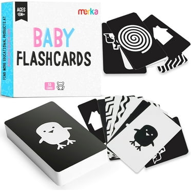 High Contrast Baby Flashcards, Early Learning Activity Cards, 20 PCs 5. ...