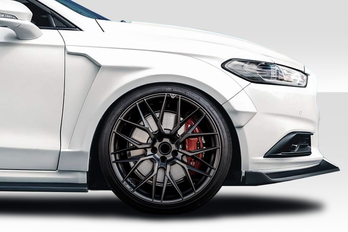 Duraflex Front Fender Flares, 2013-2016 Ford Fusion, Fiberglass ...