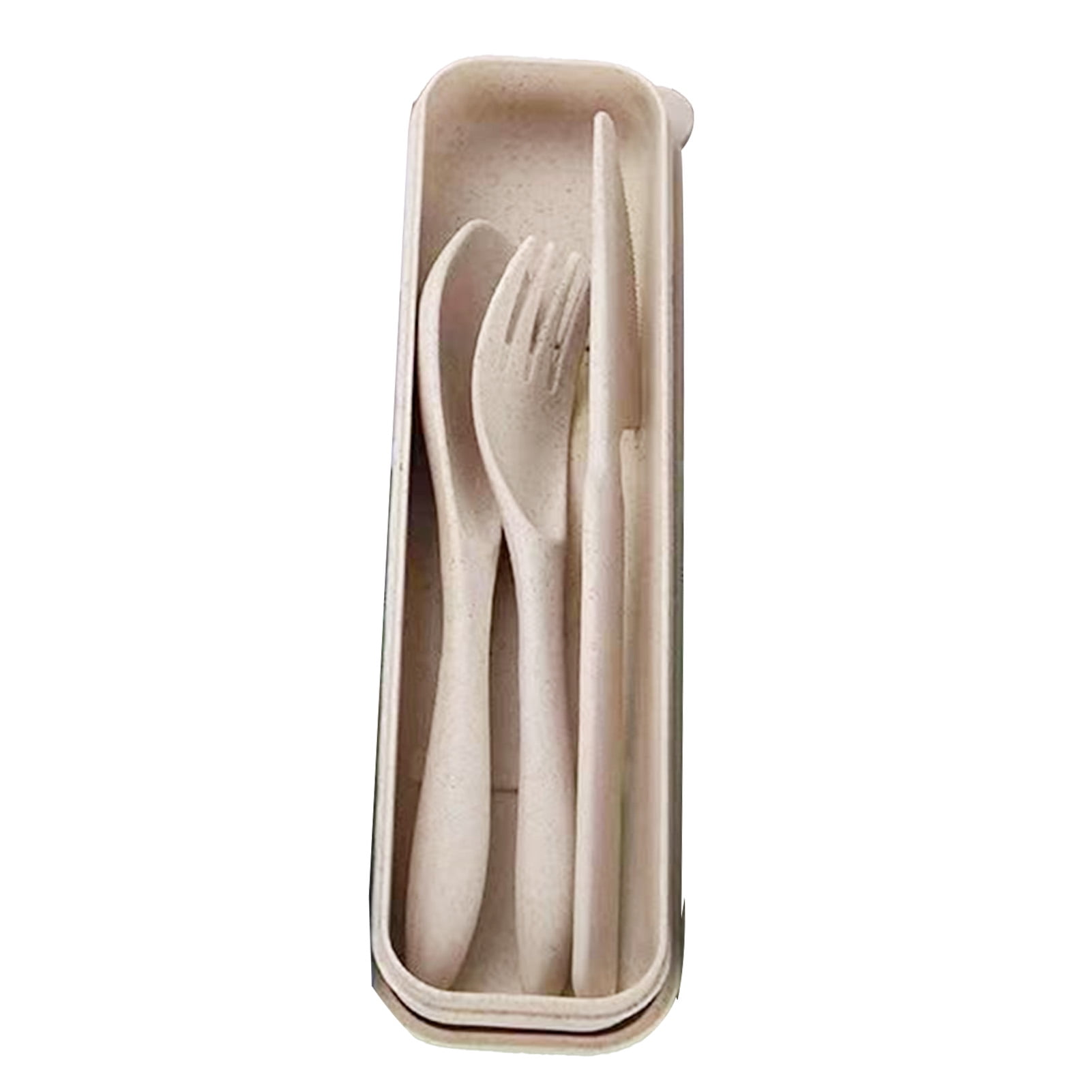 Click here for Estink Wheat Straw Cutlery  Fork Spoon Knife Easy... prices