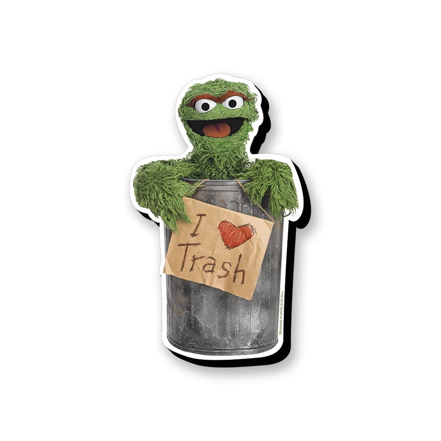 Sesame Street Oscar the Grouch Funky Chunky Magnet - Walmart.com