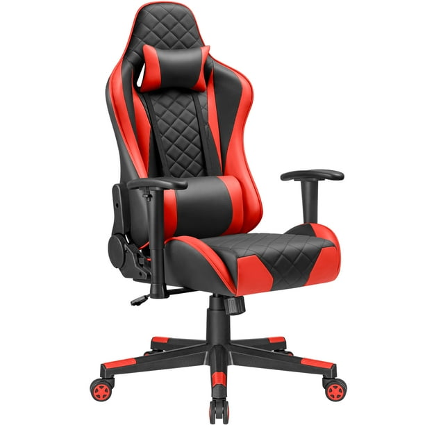 Lacoo High Back Ergonominc Gaming Chair Adjustable Height Racing ...