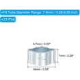 BDKWID-25 Pack 7-9mm Double Ear Hose Clamp, Galvanized Steel O Clip ...