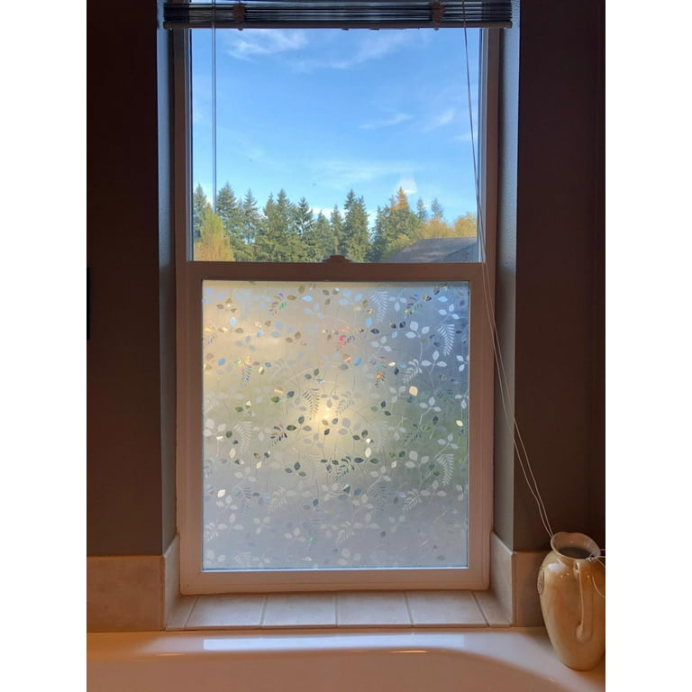 Frosted Window Film Walmart Window Privacy Film, Window Clings, 3D
