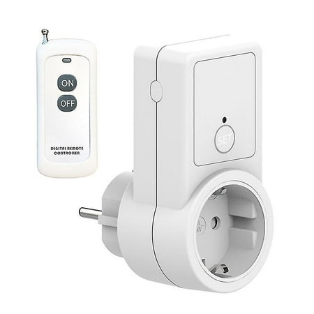 Eu Plug Remote Control Switch Socket Universal Durable And Practical ...
