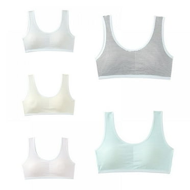 Wonder Nation Girls Seamless Longline Bras, 2-Pack, Sizes 30A-38A ...