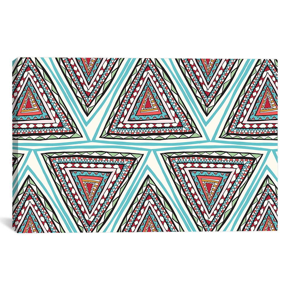 Rectangle frame 12" X 18" Aztec Pyramids Artwork - Walmart.com
