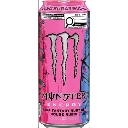 Monster Ultra Ruby Red, Ultra Fantasy Ruby Red 12x473ml - Walmart.ca
