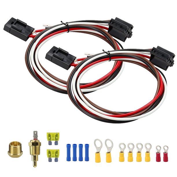 tredstone Auto Dual Cooling Fan Relay Kit Universal Replacement ...