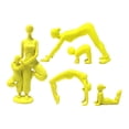 Axioma 5Pcs Parent Child Yoga Statue Yoga Pose Figurine Resin Decor ...