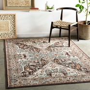 Woolen Motif Medieval Print Rug In Gray Small - Walmart.com