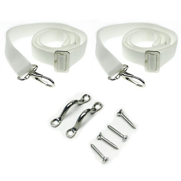 Seamander Bimini Top Straps,Boat Straps with Stainless Steel Pad Eye ...