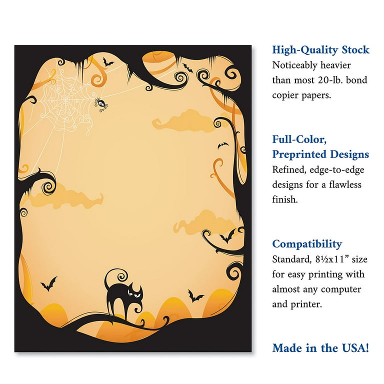 Halloween Border Paper